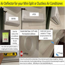 Air Deflector for Mini Split/Ductless Air System | 1800ceiling