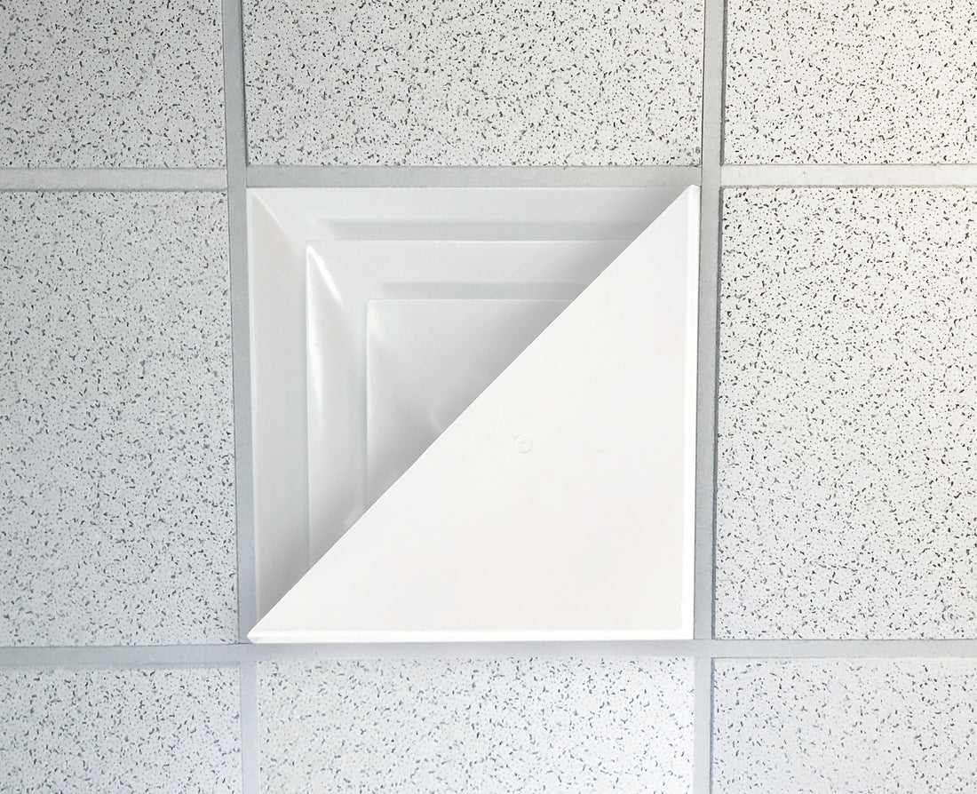 Plastic Air Diffusers, Ceiling Air Vent Deflectors, LED Lighting ...