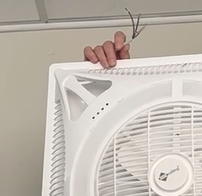2'x 2' Ceiling Tile Fan/LED Light with Remote | 1800ceiling