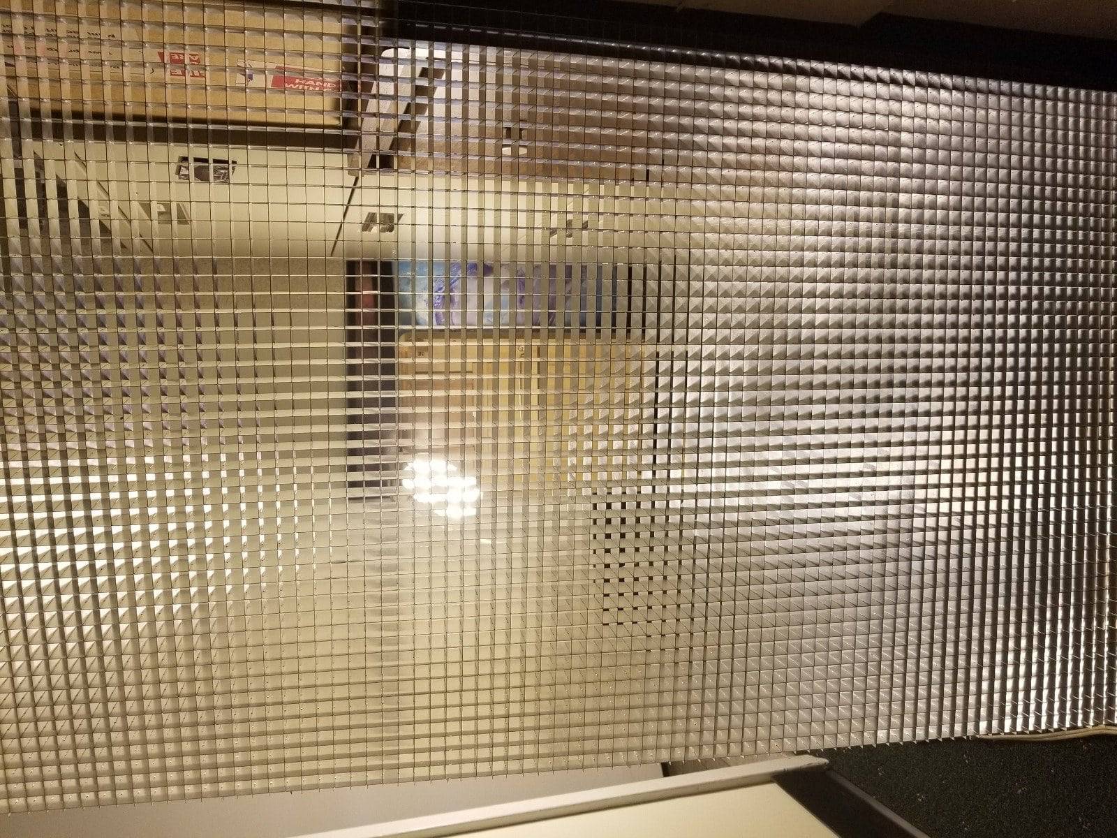 1 in. Thick Mill Finish Aluminum Egg Crate with .5 in. x .5 in. cells ...