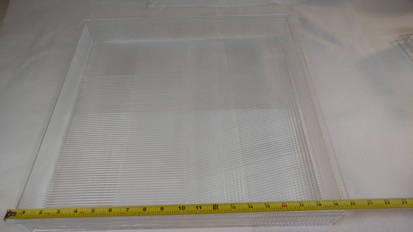 20x20x2.5 High Clear Acrylic Injection Molded Lens Outdoor Drop Lens ...