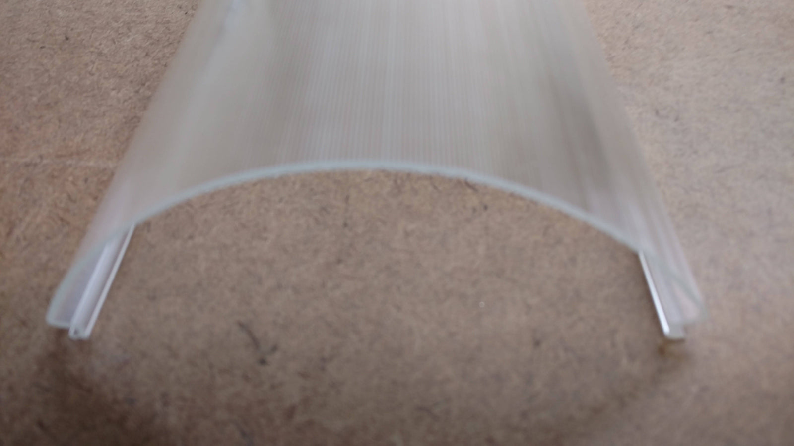 Curved Ribbed Acrylic Light Lens 5in. Wide, (4579) 2 pc MINIMUM ...