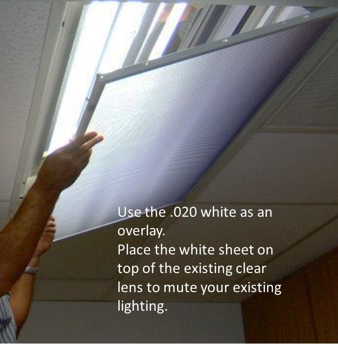 White Flexible Replacement Lenses for Mesh Baskets, Widths 10in. thru ...