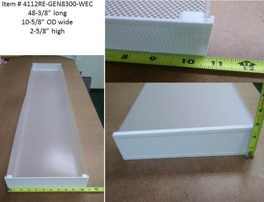 14" Wide Clear End Cap Wrap-Around – 1800ceiling