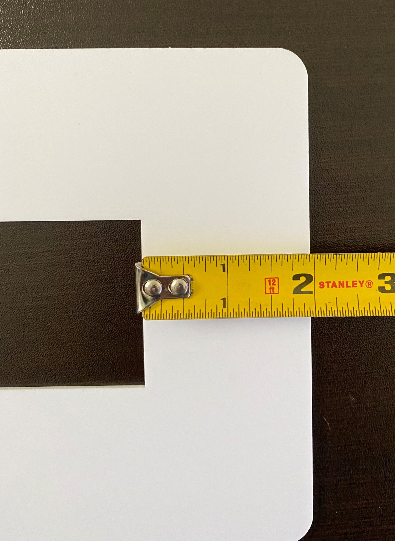 White Custom Square Goof Plates .080 gauge white acrylic | 1800ceiling