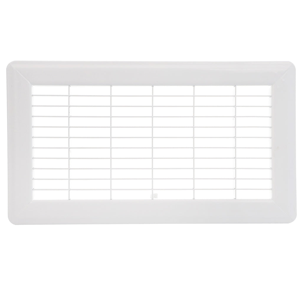 30in. x 10in. Metal Floor Return Air Grill-WHITE | 1800ceiling