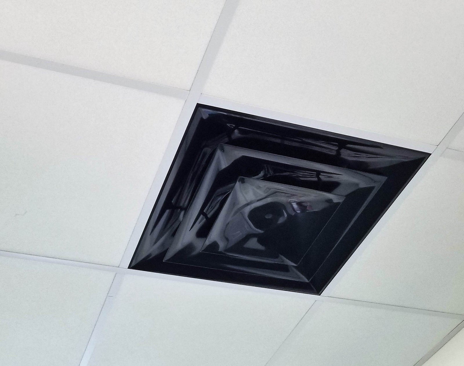 Stratus Black Plastic CONE Style 2'x2' Air Diffuser