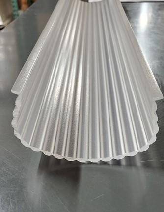 Fluted Wrap Lens-Clear Acrylic (1400) | 1800ceiling