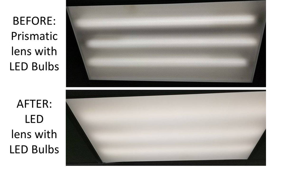 LED DIFFUSING LIGHT LENS SAMPLE 6in. x 6in. x .060 WHITE | 1800ceiling