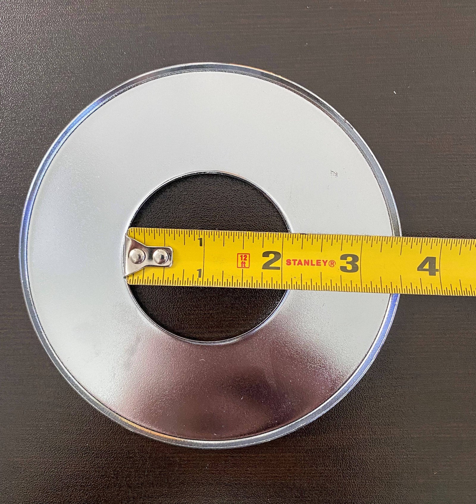 Metal Goof Ring-CHROME- 5in. OD x 2.125in. ID | 1800ceiling