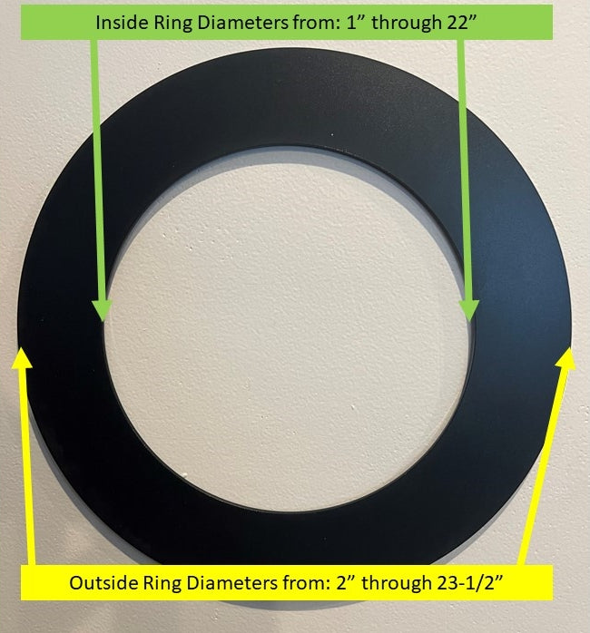 Custom Goof Rings-Black Plastic Oops Rings – 1800ceiling